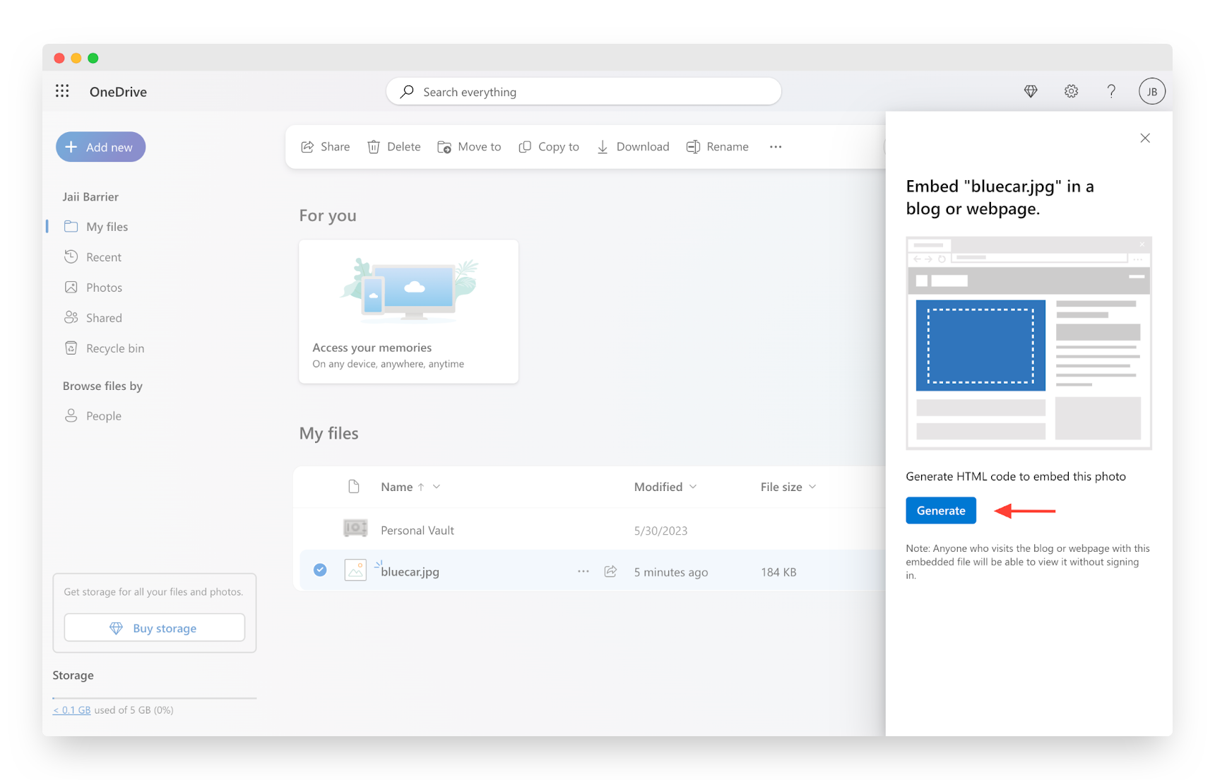How to Use a Microsoft OneDrive Image in Skill Struck
